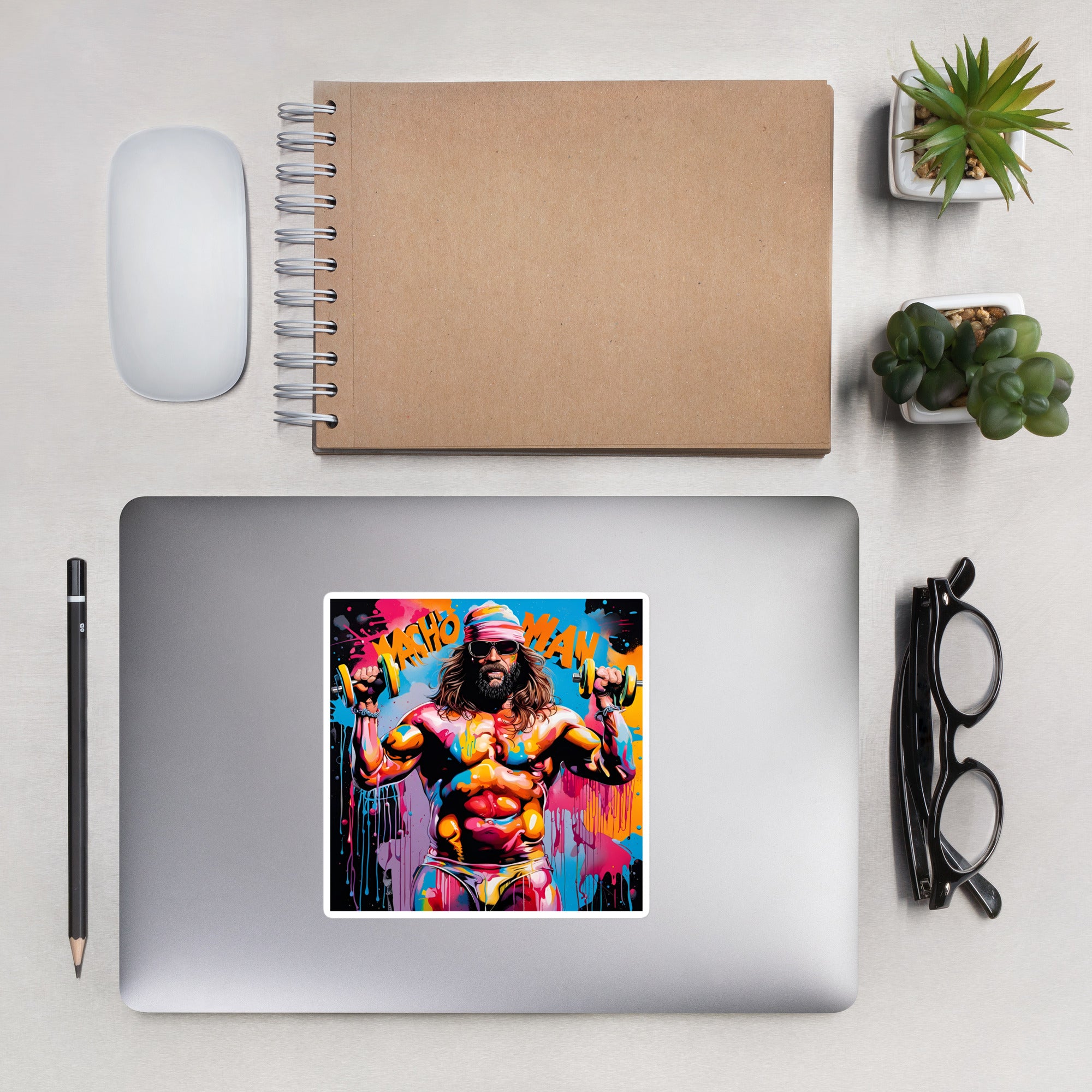 MACHO MAN Sticker – My Store